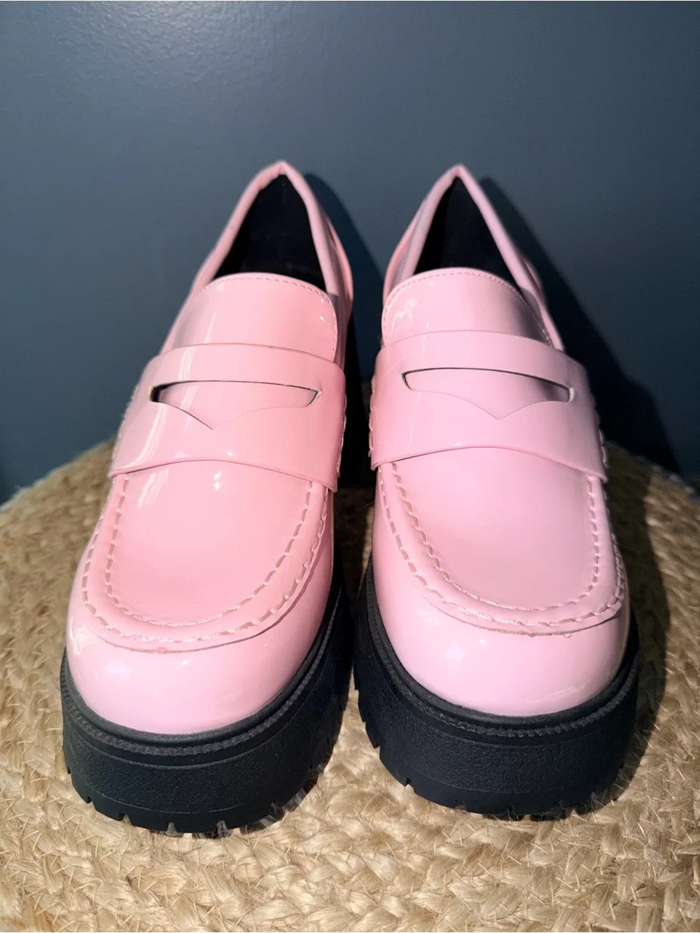 Soda | Shoes | Soda Penny Loafer Platform Shoes Pink | Poshmark